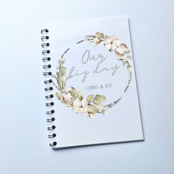 Wedding Notes Planner - Personalised Notebook Notepad Journal A5 Noteb ...